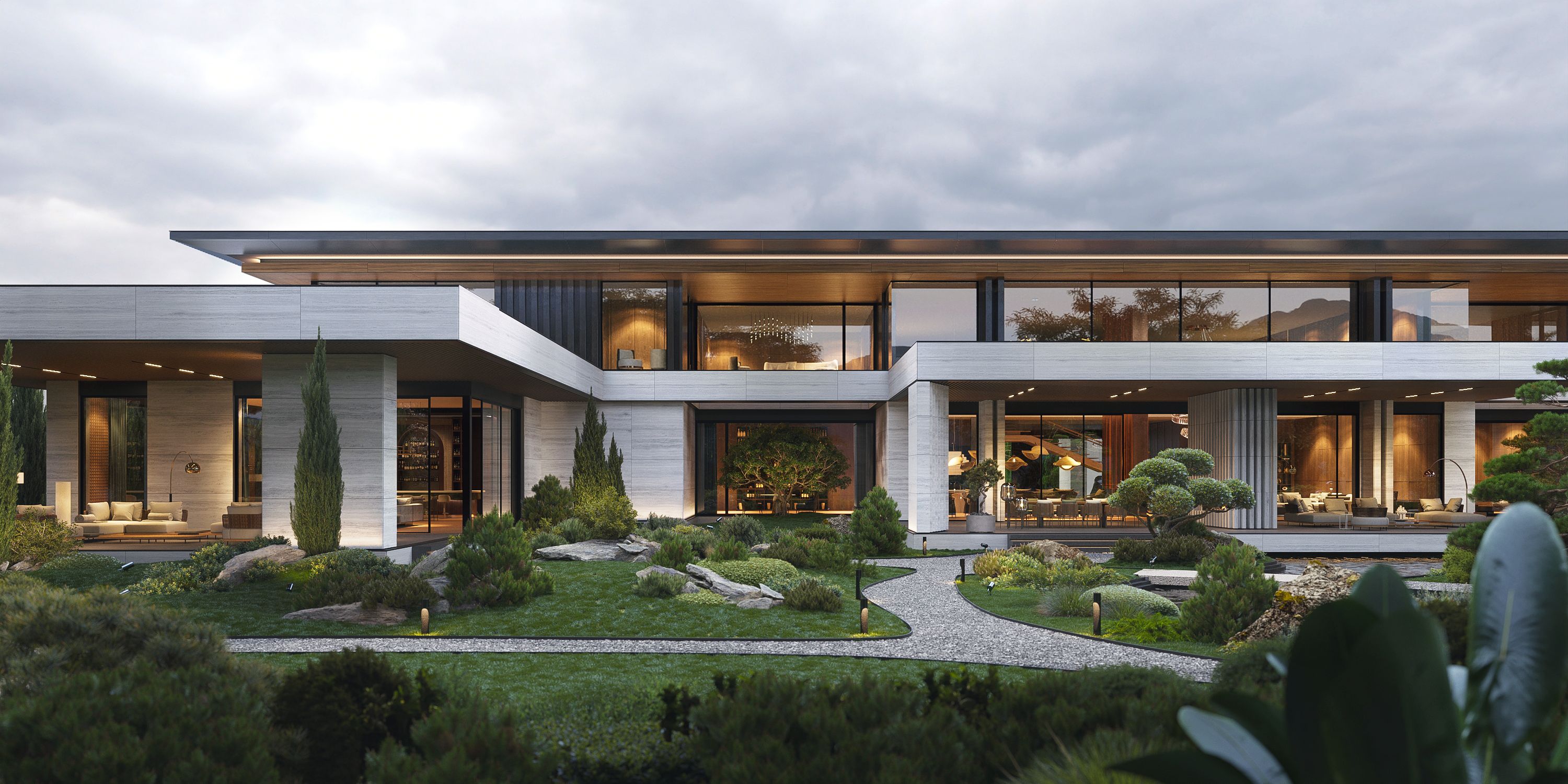 Luxury modern mansion architectural project | Residence by Studia 54